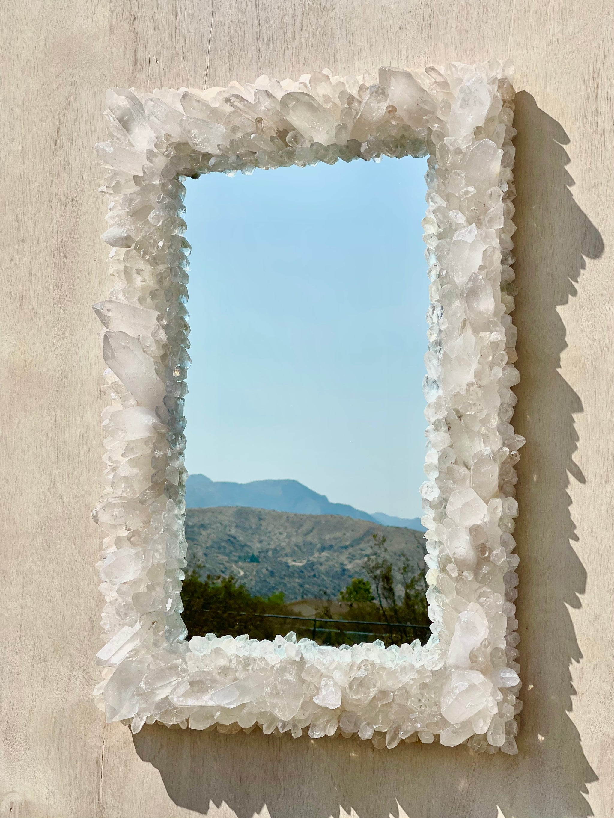 Quartz Point Crystal Vanity Mirror – Nate Ricketts Design