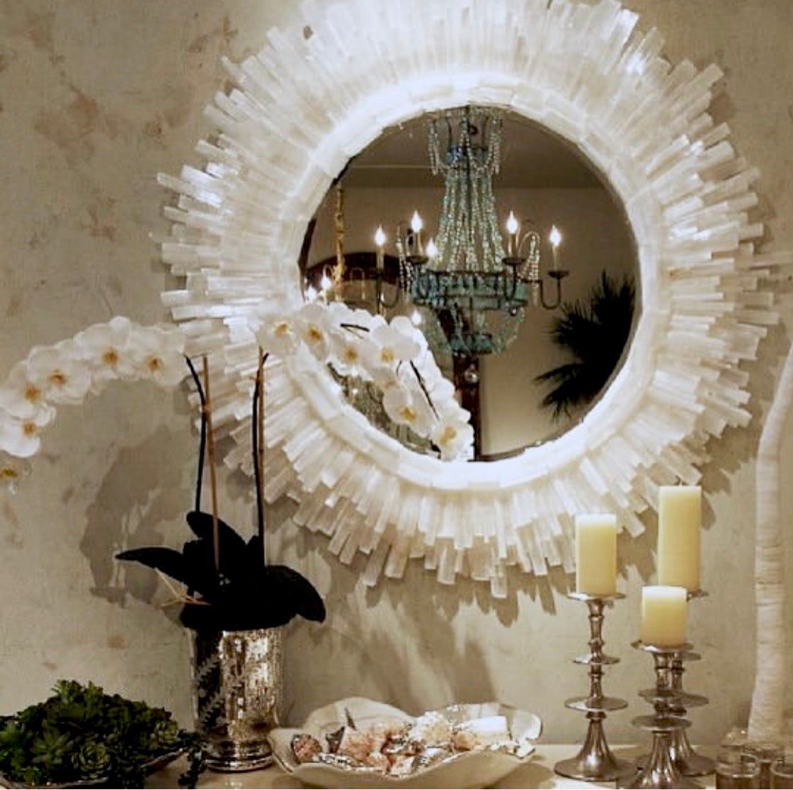 Selenite Starburst Mirror – Nate Ricketts Design