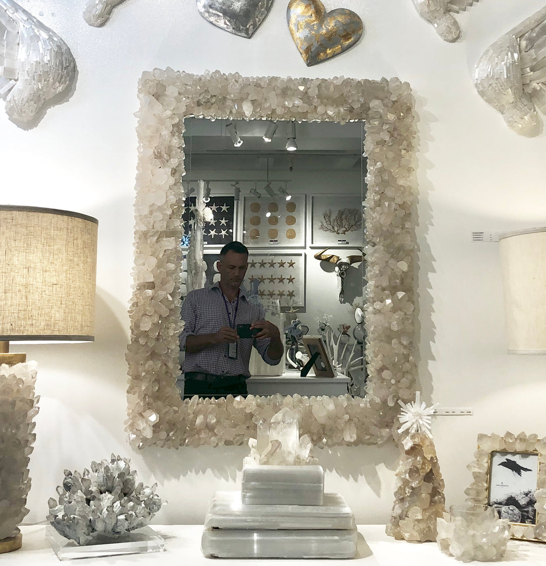 Quartz Point Crystal Vanity Mirror – Nate Ricketts Design